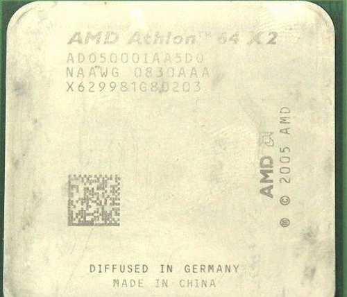 Процессор AMD Athlon64 5000+ X2 (S-AM2 512Kx2/1000