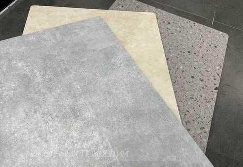 Кварцвиниловая плитка мрамор, бетон, камень