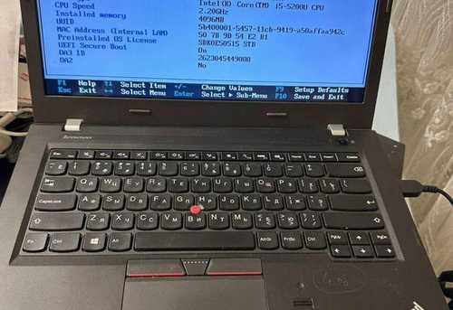 Lenovo thinkpad e450, core I5 5200u/4gb ram