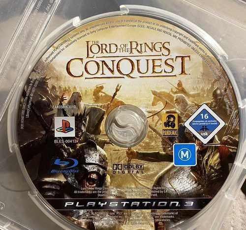 Lord of the rings conquest ps3