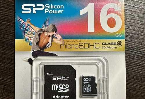 Карта памяти MicroSD с адаптером