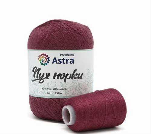 Пряжа Astra Premium 'Пух норки' (Mink yarn) 50гр 2