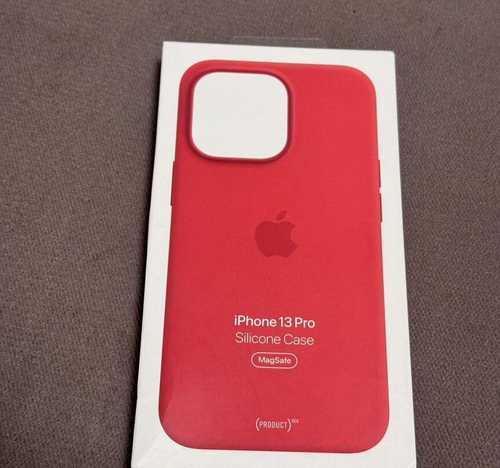 Чехол Apple iPhone 13 Pro Silicone Red оригинал