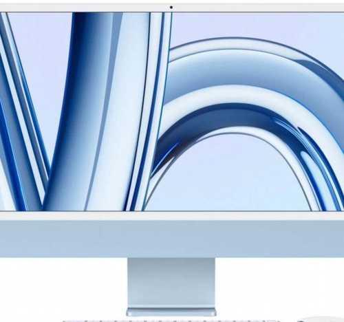 iMac 24" 2023 (M3, 512Gb SSD) Синий mqrr3