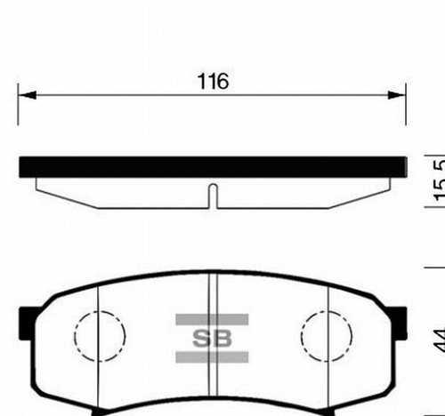 GP2040 Колодки тормозные дисковые серия:hagen