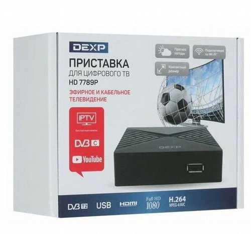 Цифровая TV-приставка dexp HD 7789P (юж41)