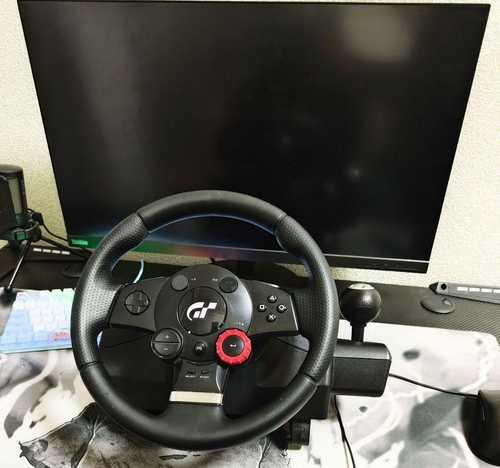 Игровой руль logitech driving force gt 900