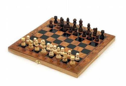 3в1 Нарды, шашки, шахматы Деревянные, 34х34 см