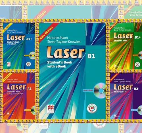 Laser 3rd edition macmillan: A1 ,A2,B1,B1 ,B2 (все