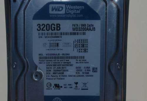 Жесткий диск WD3200aajb PATA ide новый