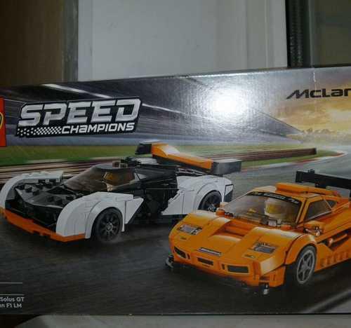 Конструктор lego speed champions mclaren solus gt