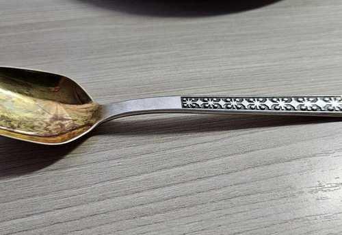 Ложечка лопатка для икры десерта серебро 916