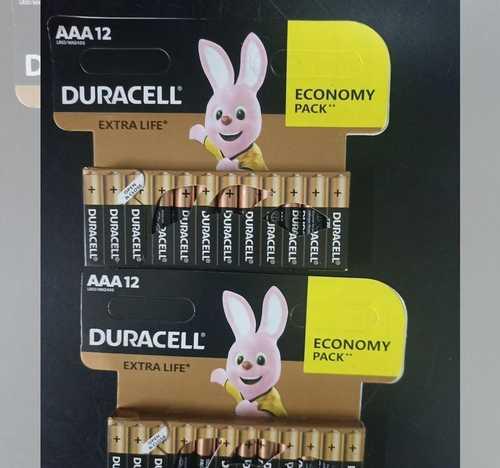 Батарейки duracell aaa