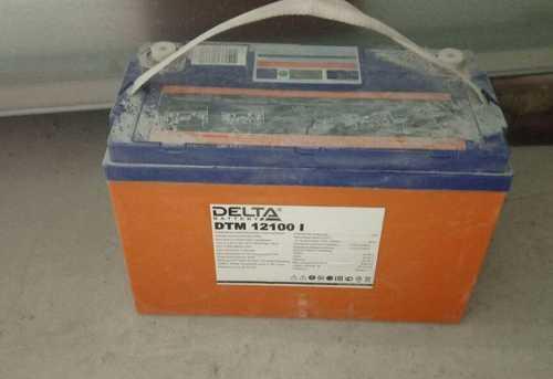 Аккумулятор delta 12 100