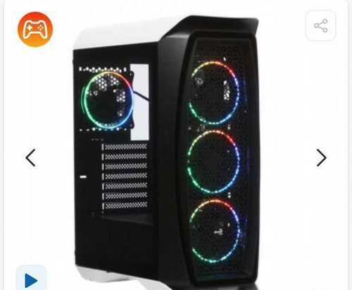 Игровой компьютер с монитором