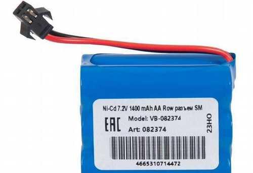 Аккумулятор Ni-Cd 7.2V 1400 mAh AA Row разъем SM 7