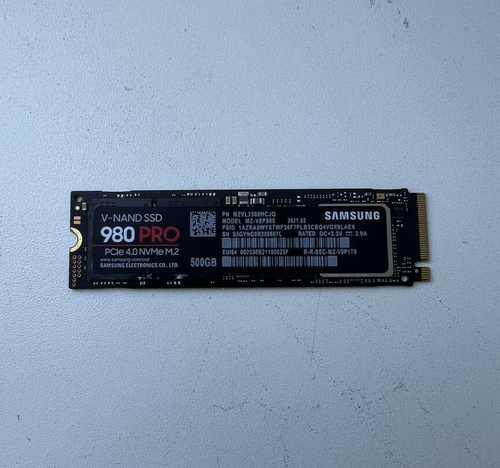 Ssd samsung 980 pro 500gb