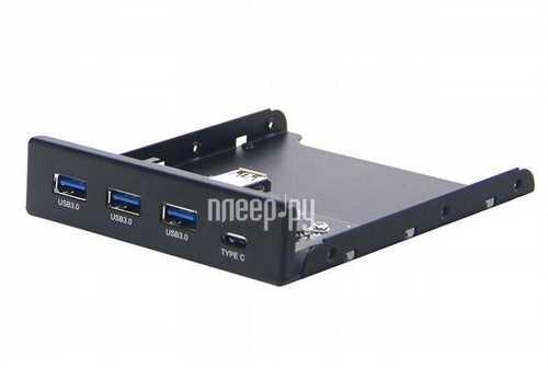 Планка на переднюю панель Gembird 3xUSB-A 3.0