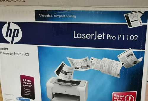 Принтер HP laserjet p1102 новый