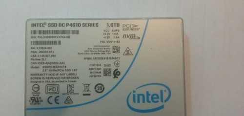 Intel SSD DC P4610 Series 1.6Tb