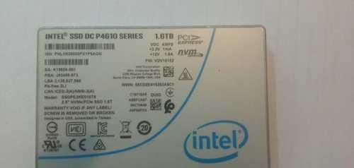 Intel SSD DC P4610 Series 1.6Tb