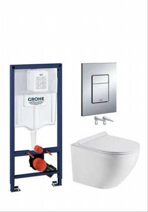 Готовый набор инсталляция для унитаза grohe Rapid