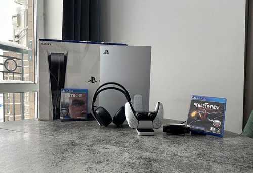 Sony PS 5 Мега набор с Дисководом + Подарки