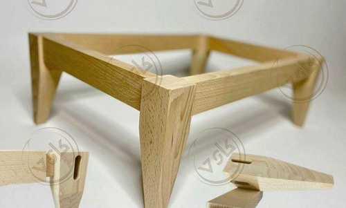 Опора для мебели деревянная