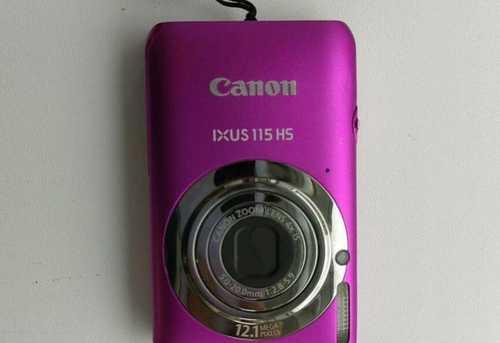 Компактный фотоаппарат canon ixus 115 hs