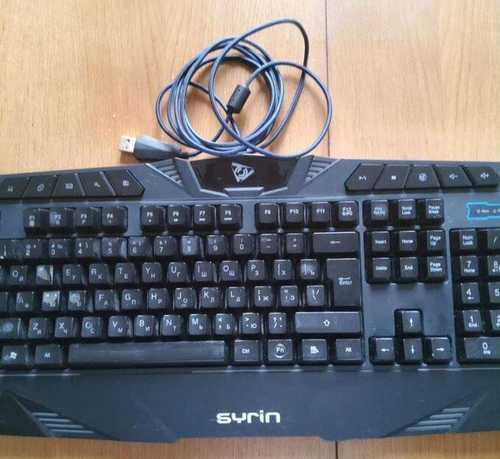 Игровая клавиатура syrin Black с подсветкой