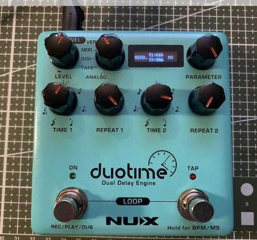 NUX duotime Dual Delay Engine