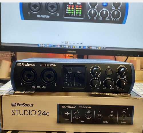 Внешняя звуковая карта Presonus Studio 24C