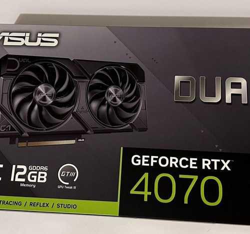 Новая rtx 4070 Asus Dual 12 gb