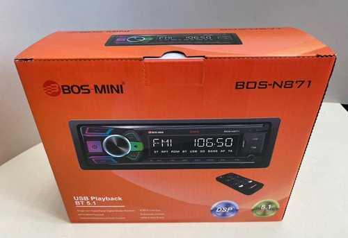 Процессорная автомагнитола Bos-Mini 871 с блютузом