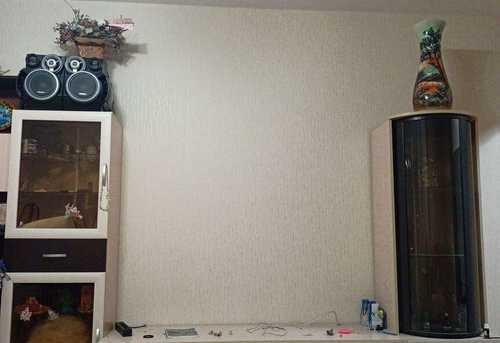 Полка настенная стенка шкаф в зал