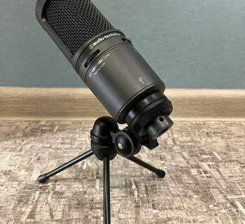 Микрофон проводной Audio-Technica AT2020USB+