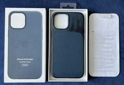 Чехол iPhone 12 Pro Max Leather Case A2495 Оригин