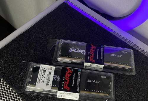 Оперативная память Kingston fury Beast 16 gb