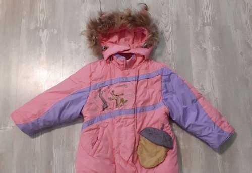 Куртка зимняя для девочки Лемминг