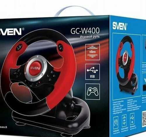 Игровой руль sven gc w400