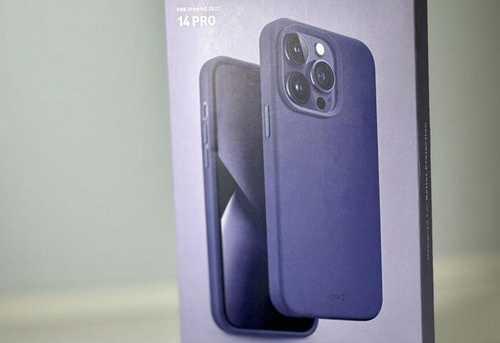 Чехол Uniq Lino для iPhone 14 Pro, Фиолетовый