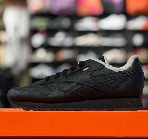 Кроссовки Оригинал Reebok Classic Leather (Осень-зима, 36)