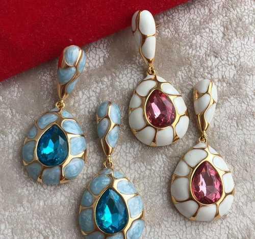 Серьги в стиле celine