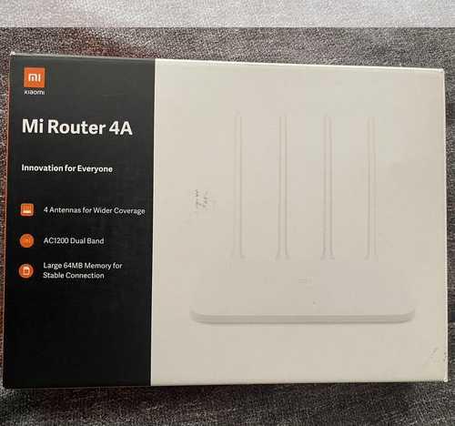 Wi-Fi роутер Xiaomi Mi Router 4A