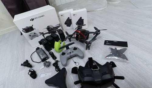 DJI FPV Combo +усиление+аксессуары+FlyMoreKit 2шт