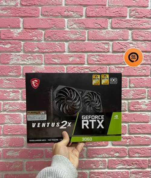 Видеокарта MSI Ventus 2X OC RTX3060 12GB Новая