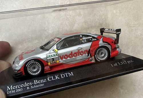 Мерседес CLK DTM B.Schneider 1:43, minichamps