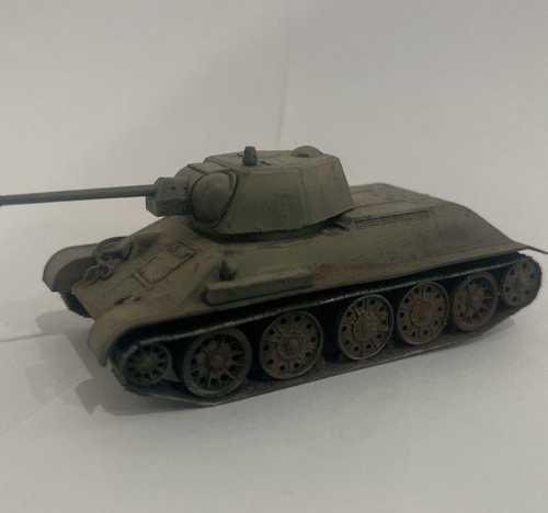 Готовая модель танка Т-34-76 из пластика 1:72