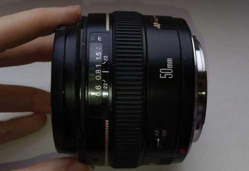 Canon lens EF 50mm 1:1.4 made in japan