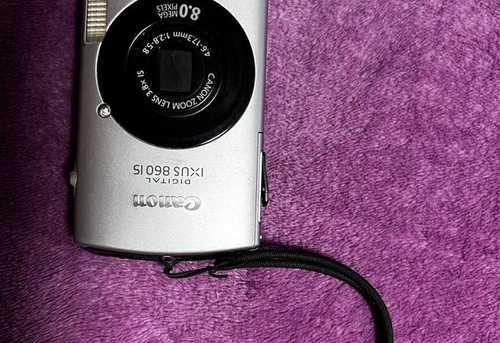 Фотоаппарат canon ixus 860